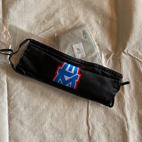 Accessories | Houston Oilers Face Mask Wfilters And Adjustable Straps ...